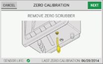 Zero Gas Calibration